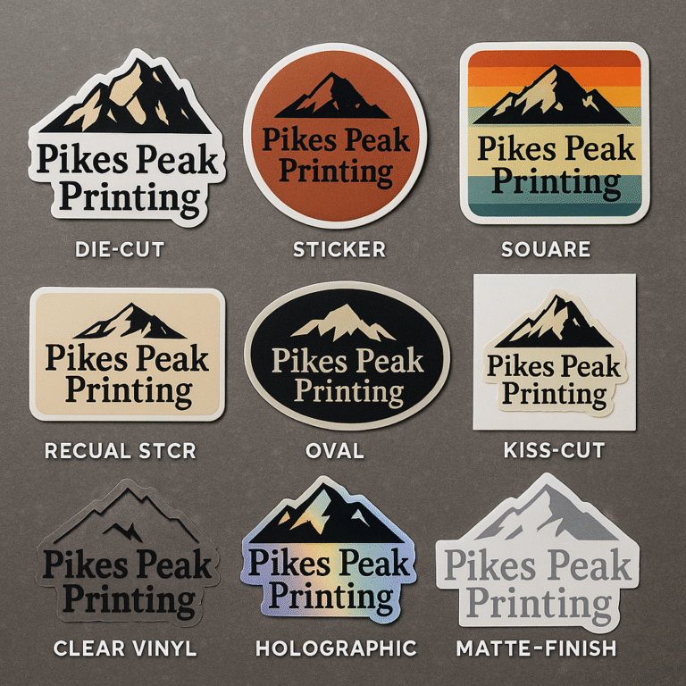 Custom Stickers & Decals – Pikes Peak Printing