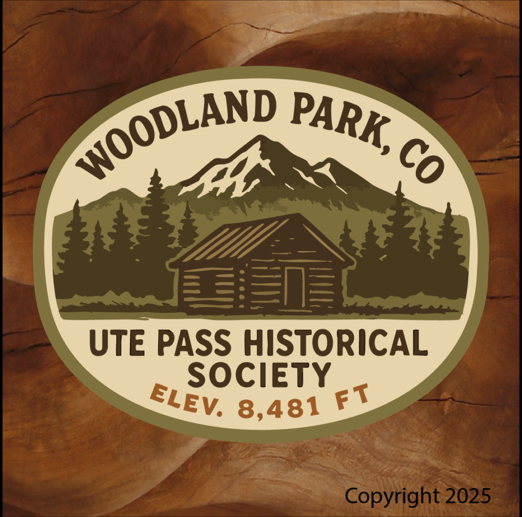 Ute Pass Historical Society sticker, Decals Woodland Park, Colorado ...